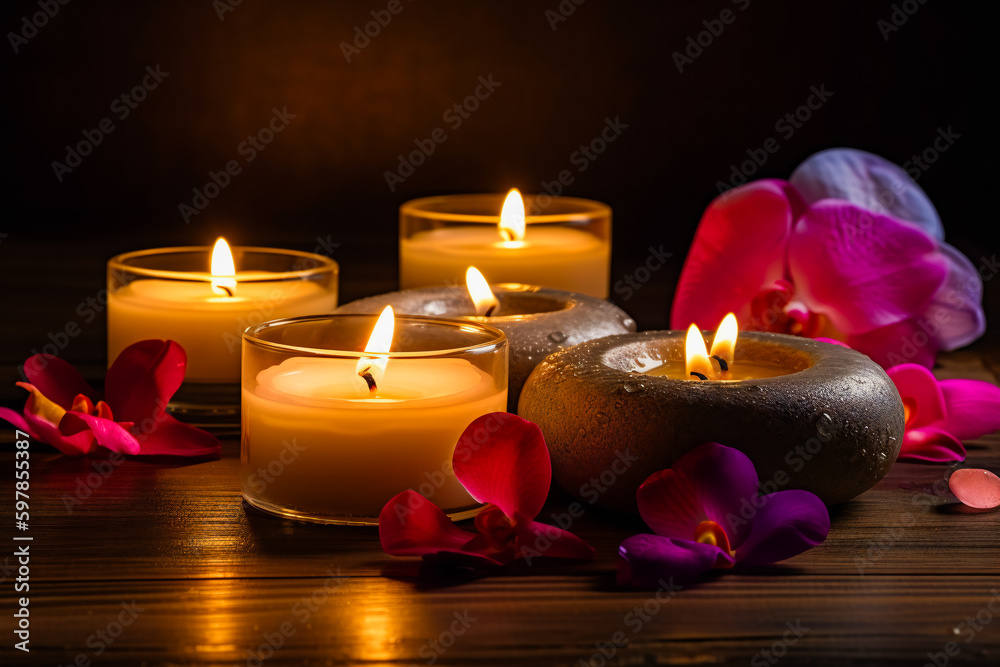 Restorative Yoni Massage Therapy Ai Generated Stock Illustration