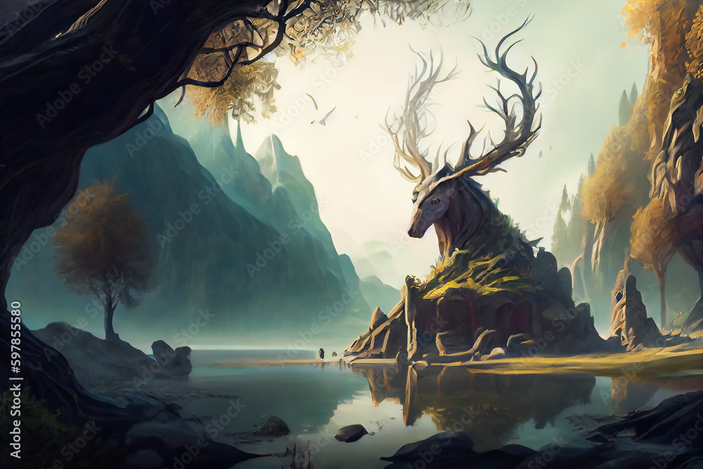Spectacular Landscapes and Wondrous Creatures from Myth and Folklore ...