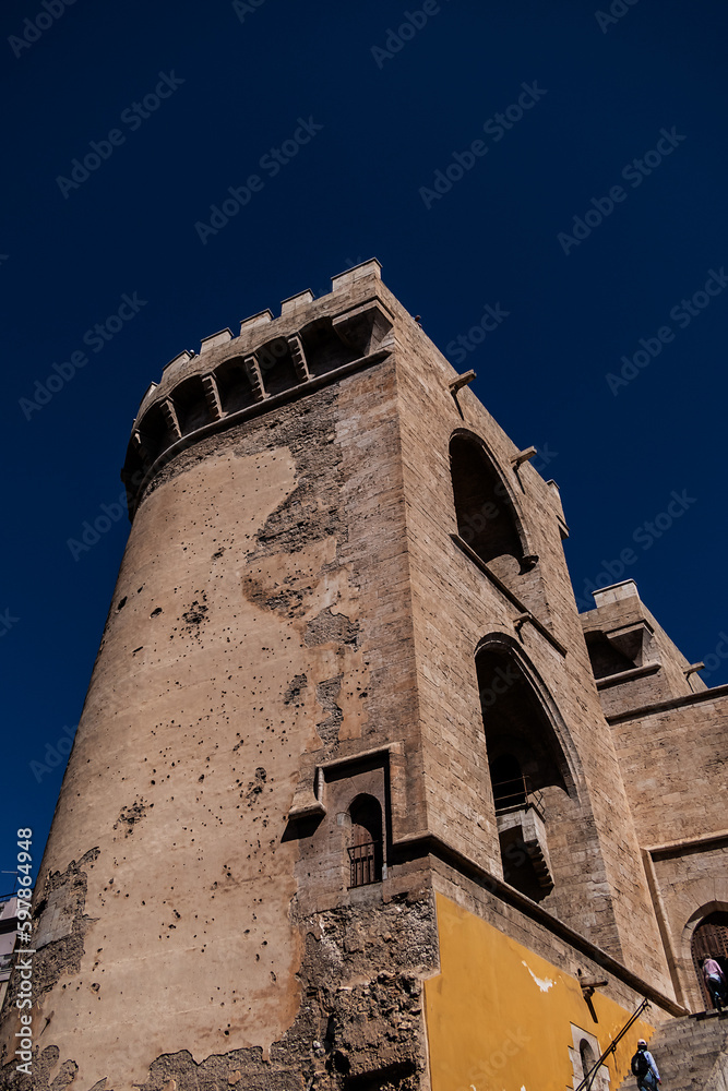 Quart Towers (Torres de Quart) were a part of this old Christian city ...