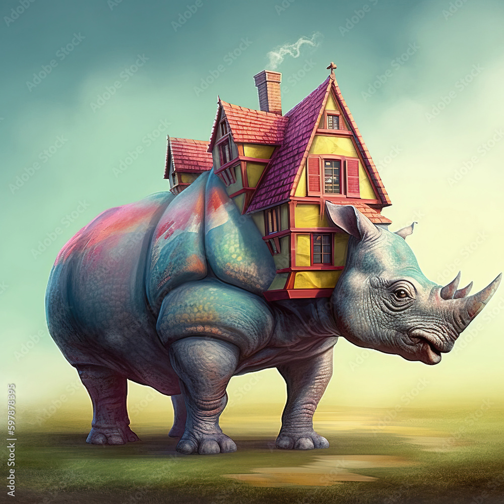 Fantasy creature. cartoon color story. sketch art for artist creativity ...