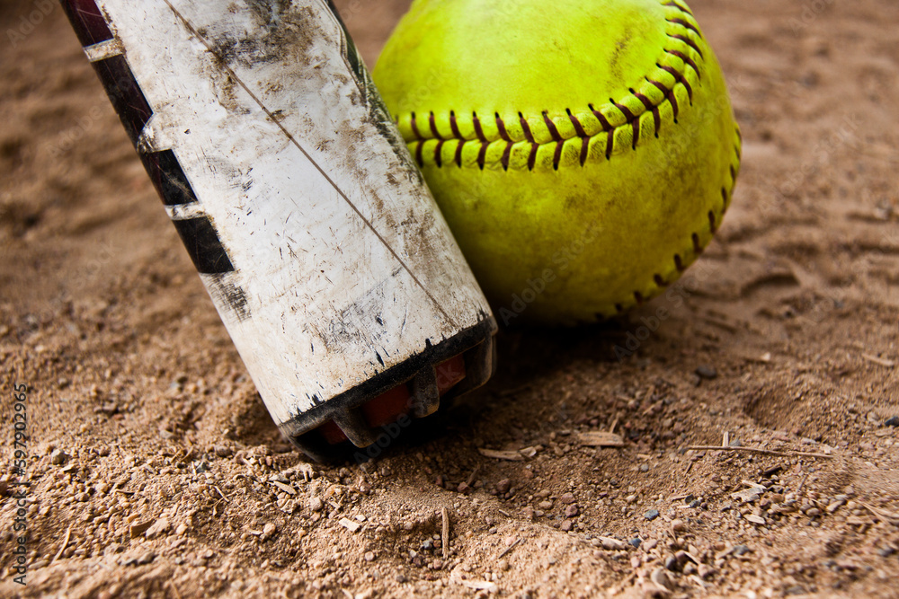Softball Stock Photo | Adobe Stock
