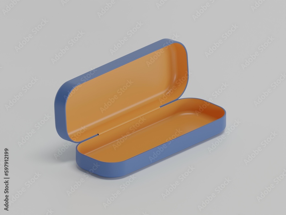 Mathematical geometry box 3d illustraiton with with background Stock ...