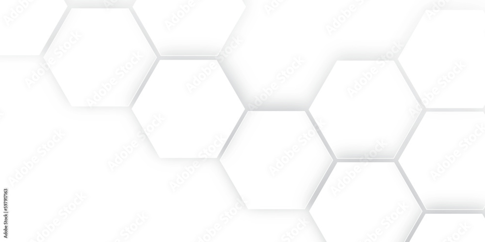 hexagon concept design abstract technology background vector EPS ...