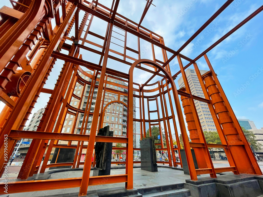 Reconstruction of the Delftsche Poort in Rotterdam, the Netherlands ...