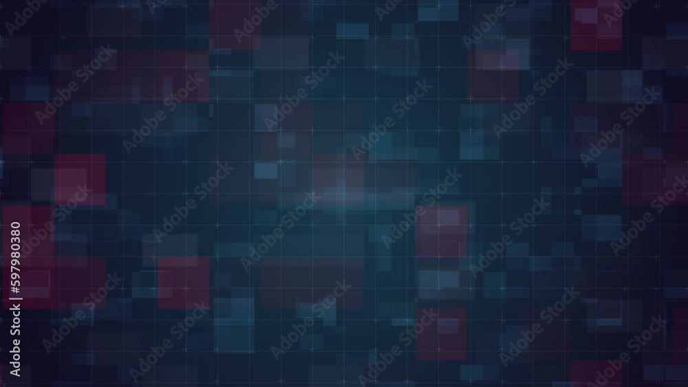Animated Abstract Technology Background Futuristic Cyberspace Data