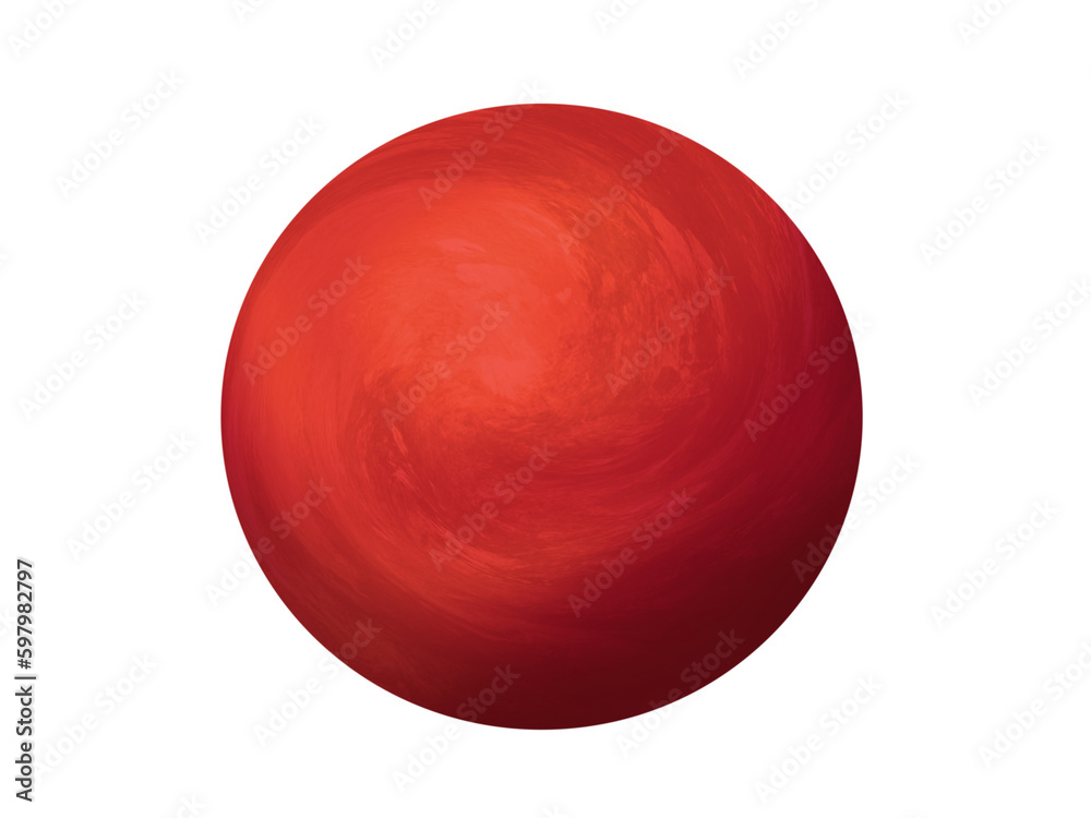 Red planet on a transparent background. PNG used as objects in graphics ...