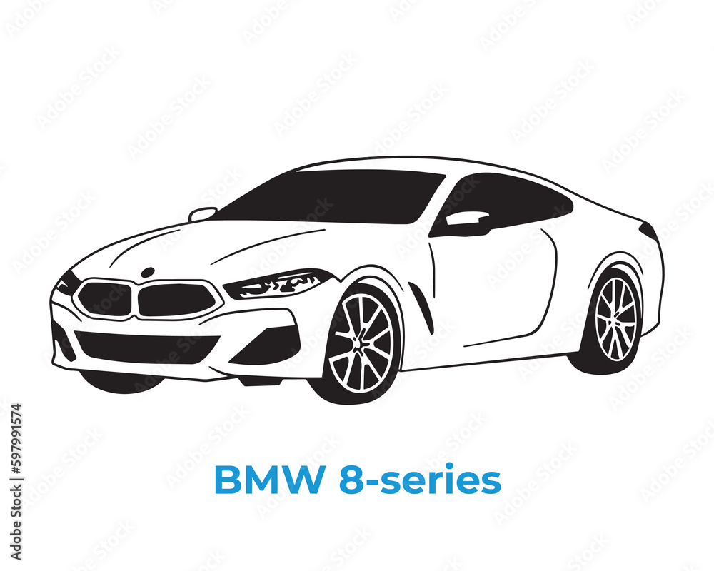 Bmw Car Silhouette Vector