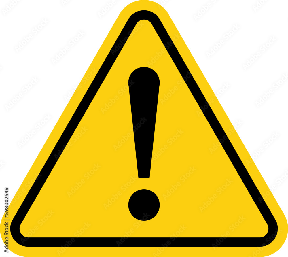 Process disruption icon in flat style. Cogwheel with warning sign ...