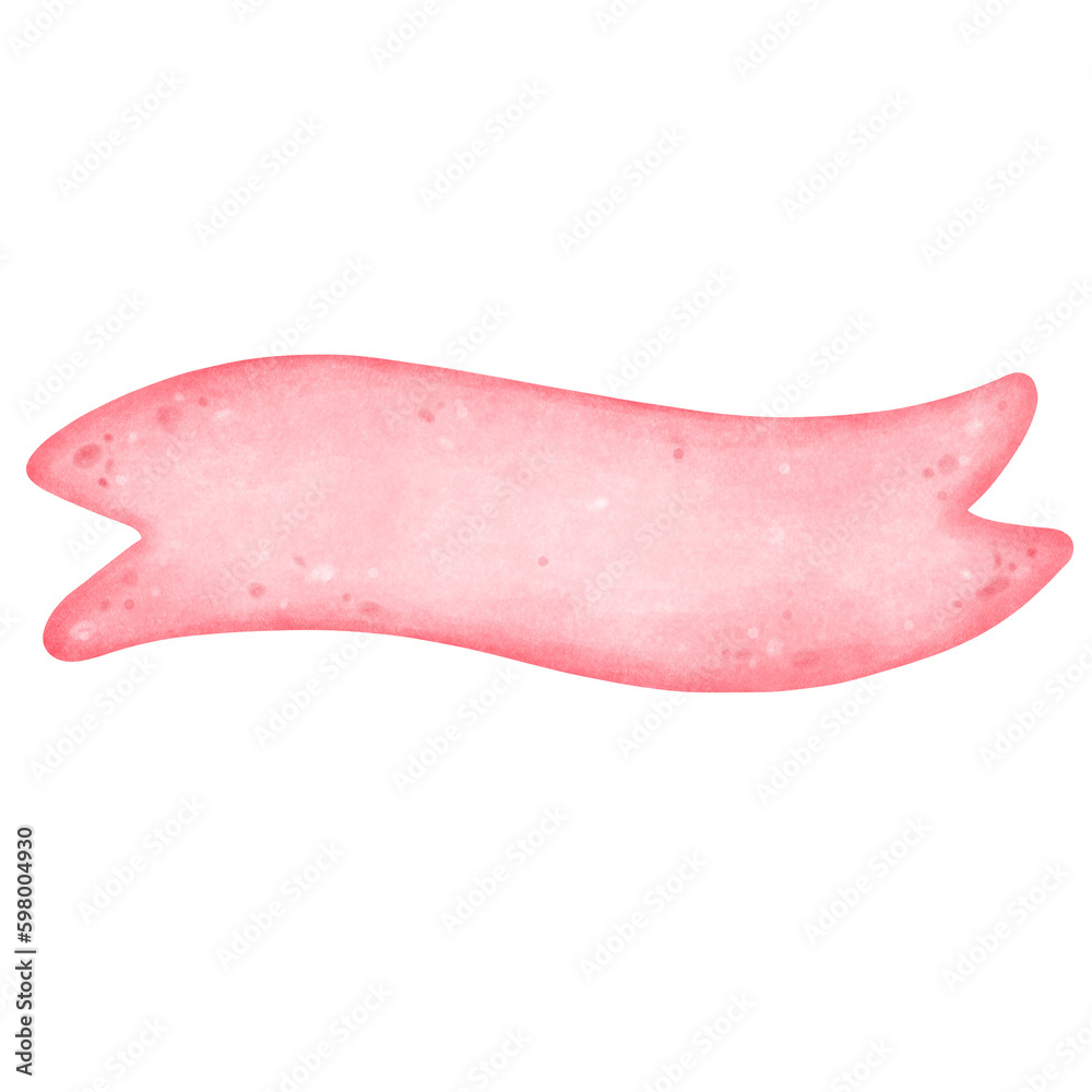 Red ribbon banner, text box Stock Illustration | Adobe Stock