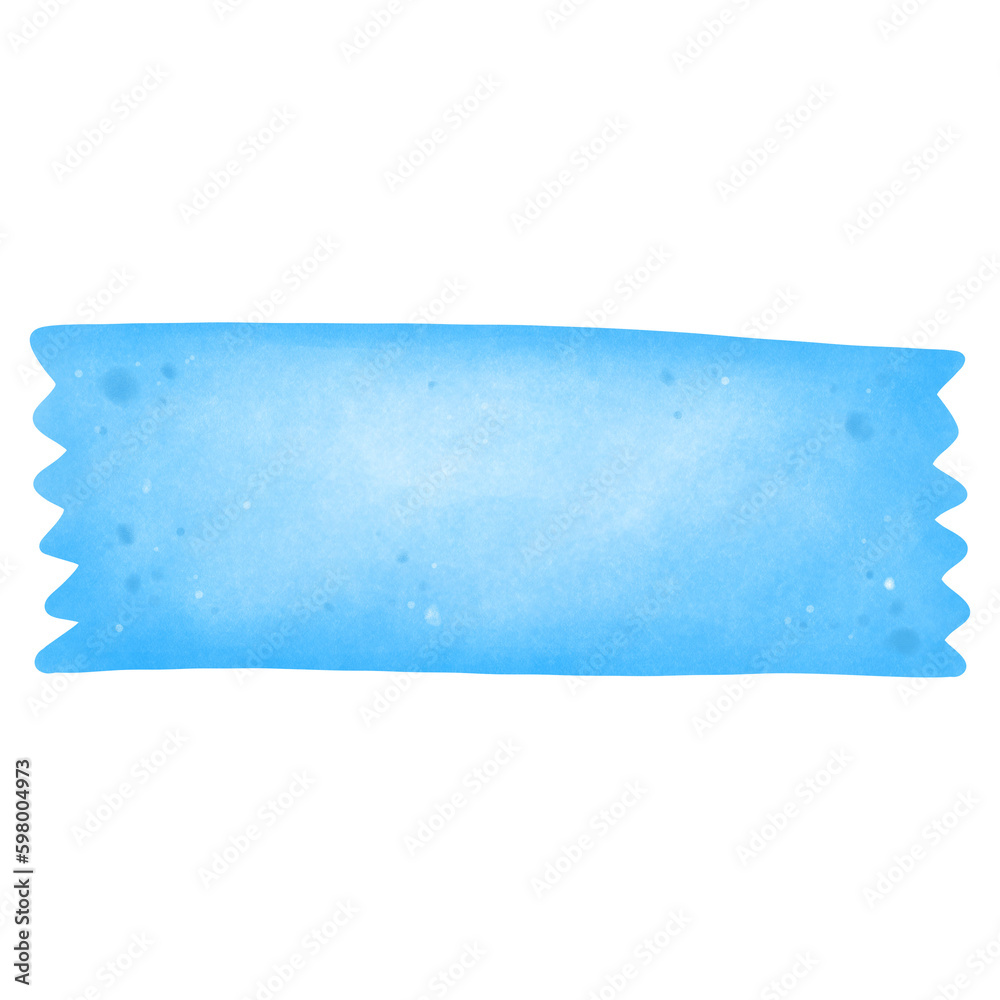 Blue ribbon banner, text box Stock Illustration | Adobe Stock