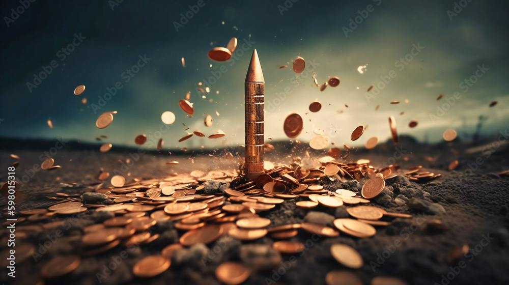 Coin-Scattering Rocket Launch, A Spectacular Display of Precision and ...