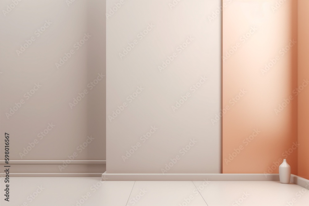 interior shadow floor modern indoor wall podium light minimal ...