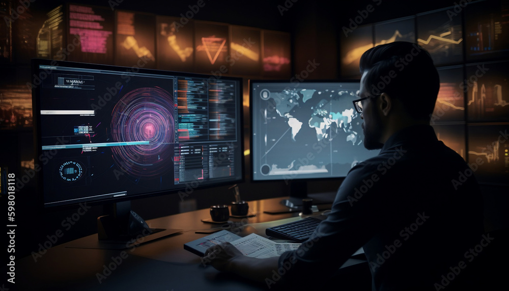 A data analyst is using a business analytics dashboard, which displays ...