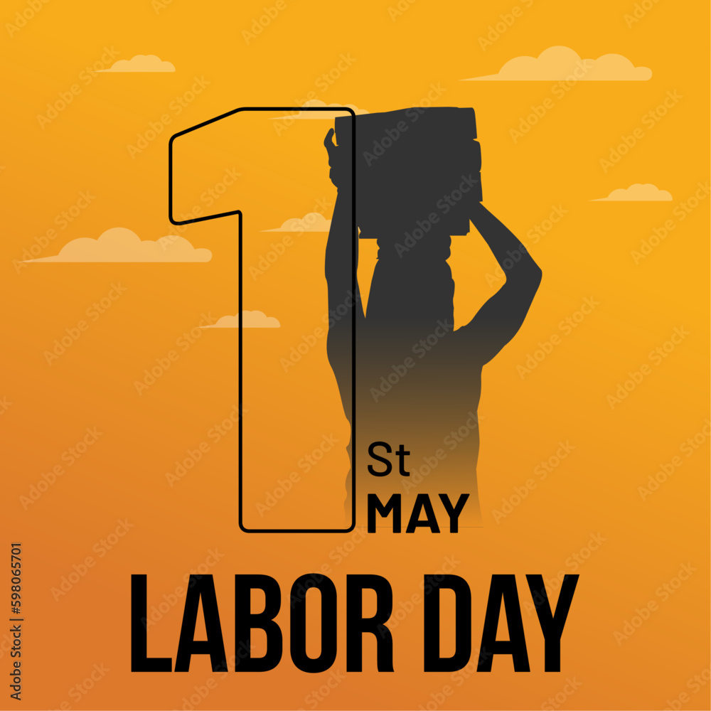 International Labor Day Special Social Media Post Design. May 1st is ...