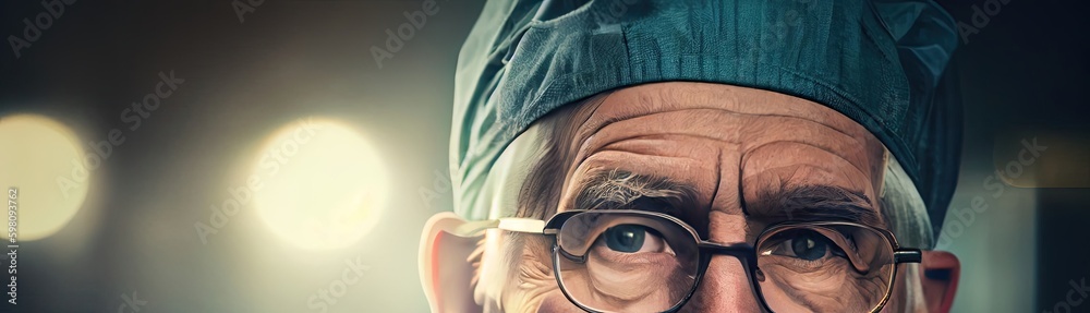 Hospital Background With Doctor Banner Generative AI Stock Illustration | Adobe Stock
