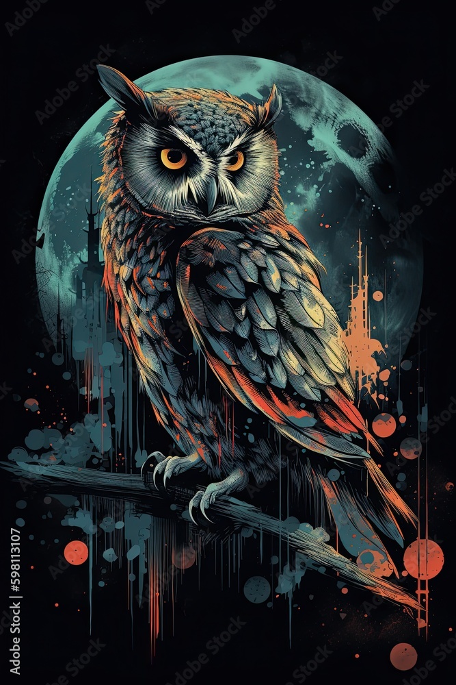 The Eerie Midnight of a Mighty Owl: a Surreal Fragment of Ancient Runes ...