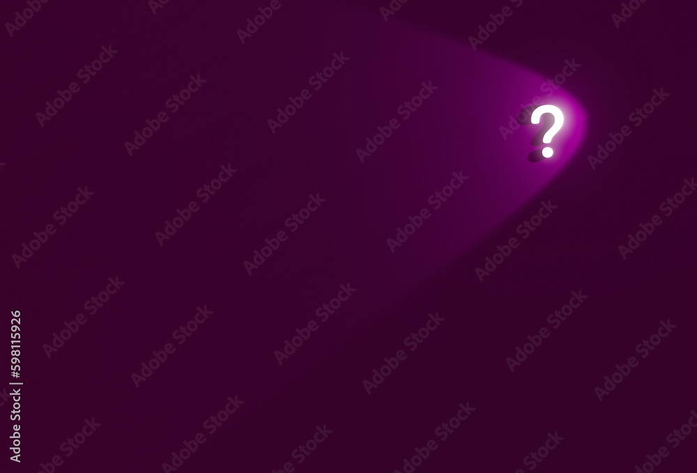 Violet question survey question mark presentation horizontal Stock ...