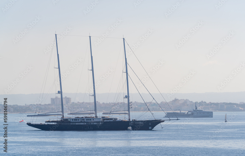127 meter Sailing gigayacht Koru is the worlds tallest private sailboat ...
