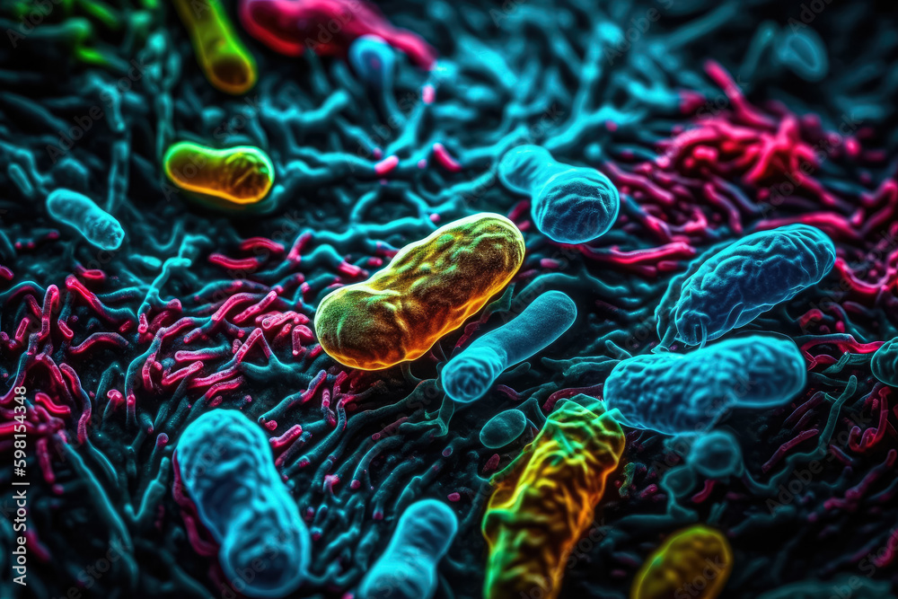 Photo captures the fascinating world of bacteria under a microscope ...