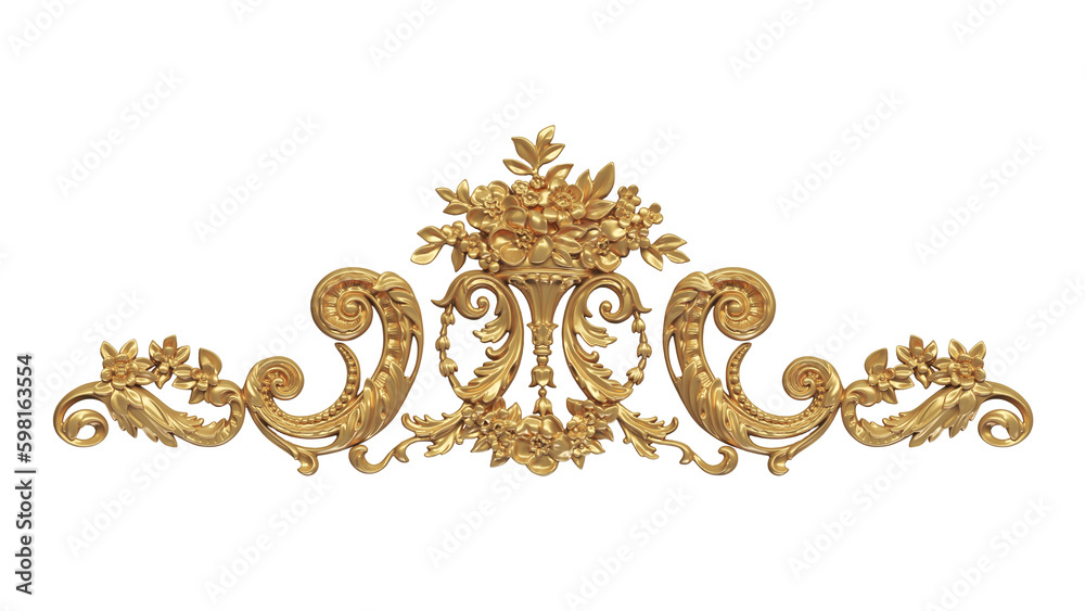 golden crown isolated on white background, high resolution image ready ...