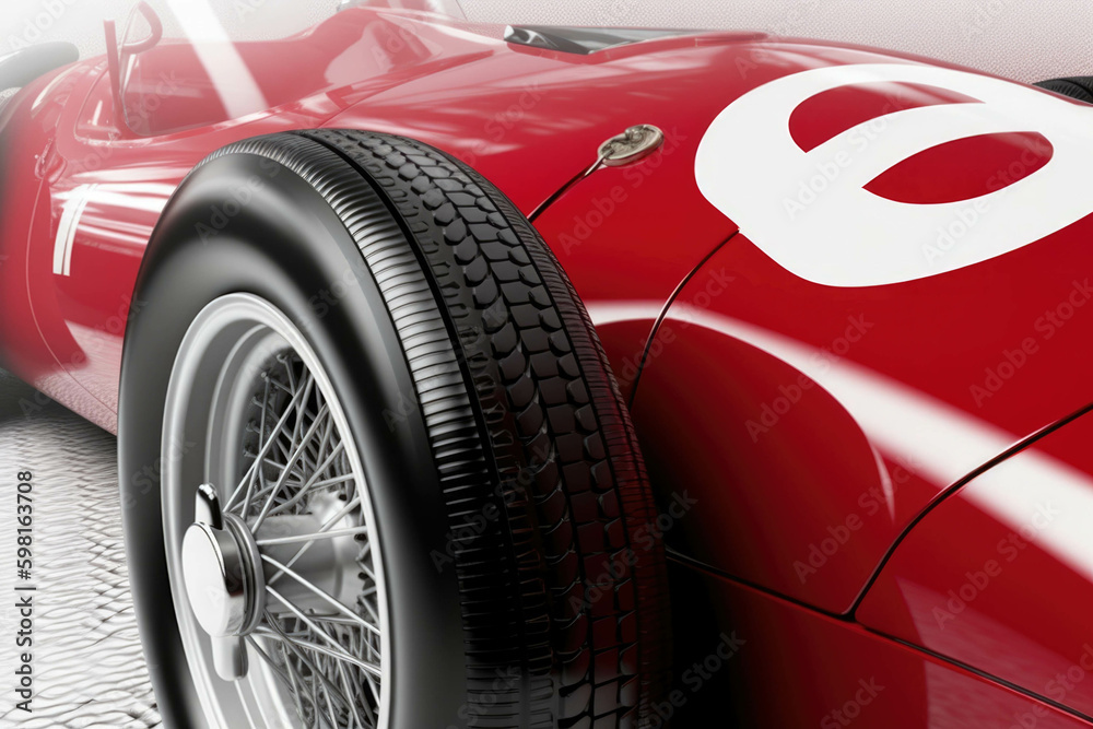 Highperformance pipes valves and nuts forming a readytorace engine on a ...