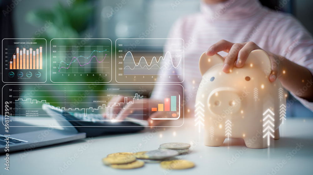 Stockfoto Business Intelligence concept - data analysis, management ...