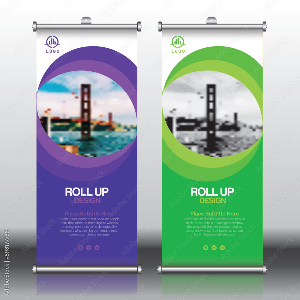 Roll up, roll up banner, rollup banner brochure flyer banner design ...