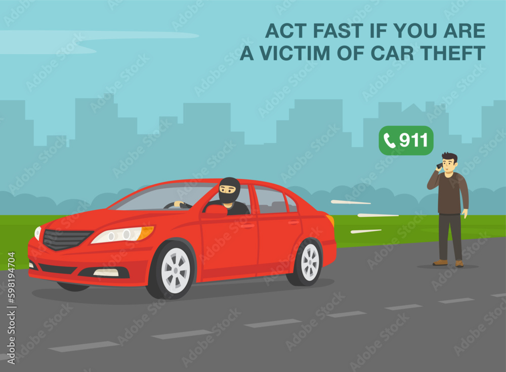 Car theft safety tips. Act fast if you are a victim of car theft. Thief ...