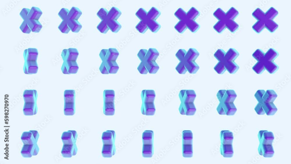 Purple crosses animated background for intro. The crosses move in a ...