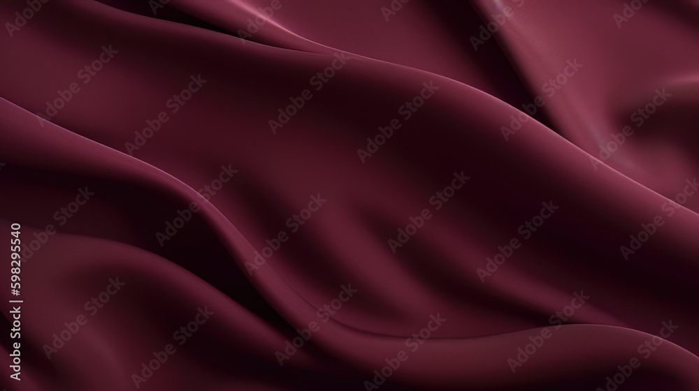 A sumptuous burgundy silk texture creates an elegant and luxurious ...