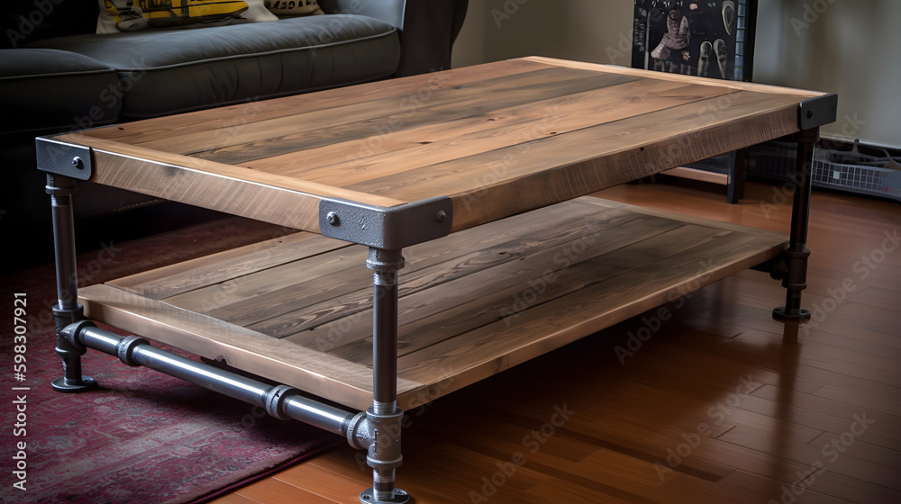 Building Your Own Unique Coffee Table Using Reclaimed Materials ...