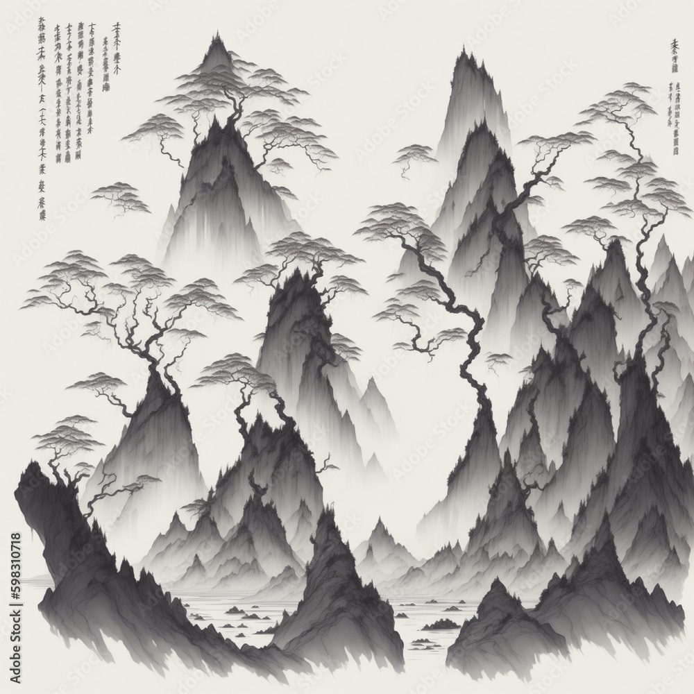 japanese, design, ancient, korean, art, background, traditional ...