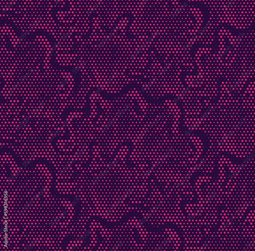 Halftone vector background. Pink color halftone pattern. Abstract ...