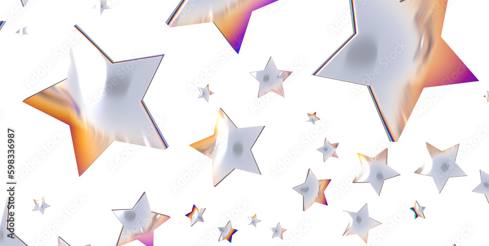 Seamless pattern with small silver stars on white background. - png ...