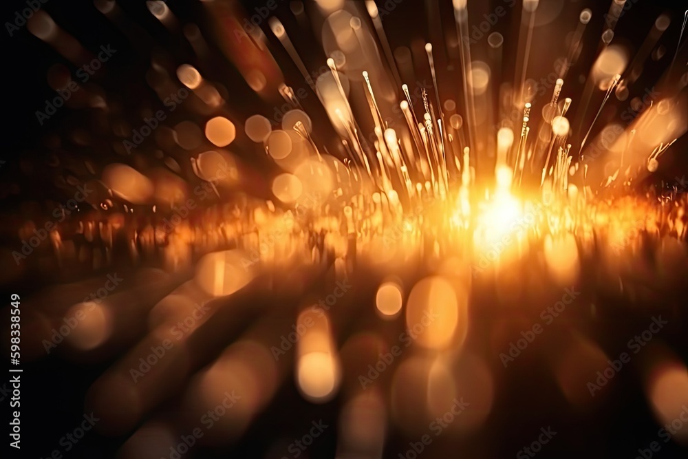 Blur light overlay. Lens flare rays. Defocused glare. Old film flash ...