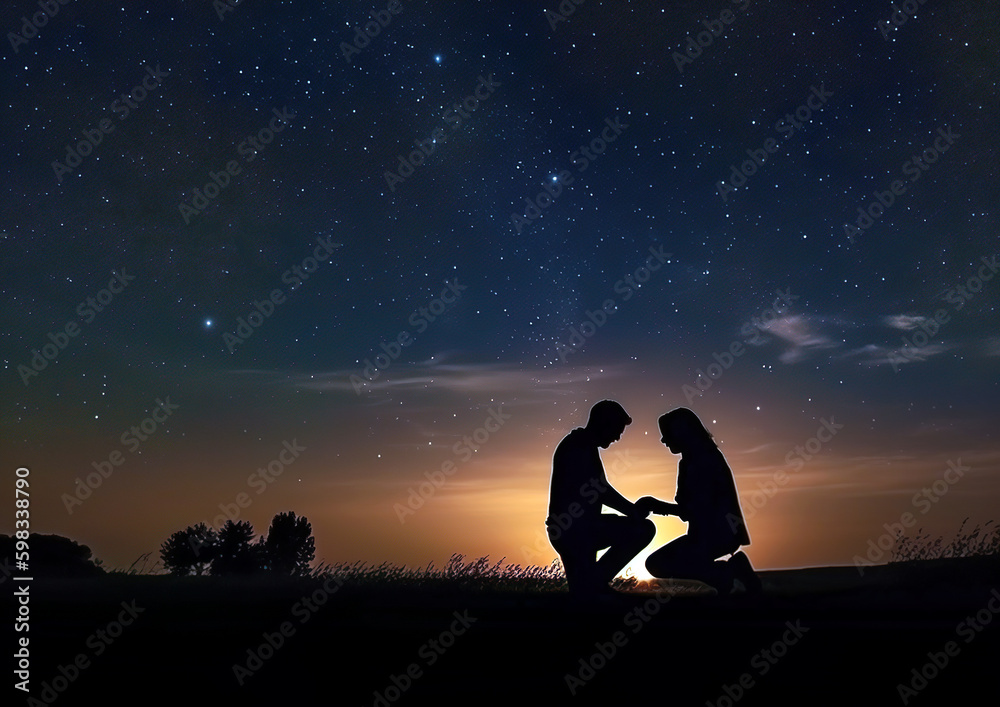 Representation of love, romance and wedding. For invitation, greeting ...