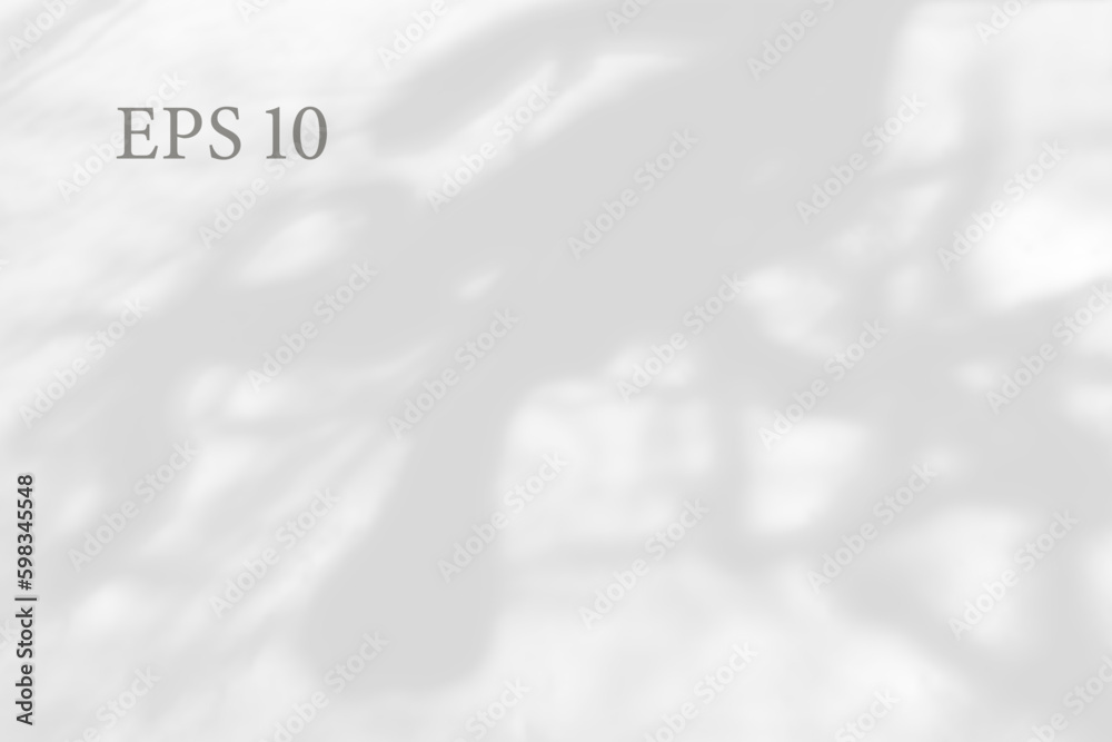 Transparent natural tree shadow. Light effect overlay. Mesh grid ...