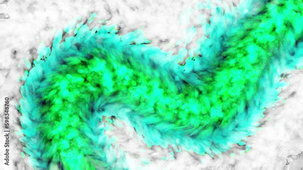 Flow animation, Abstract fluid animation, Seamless loop animation ...