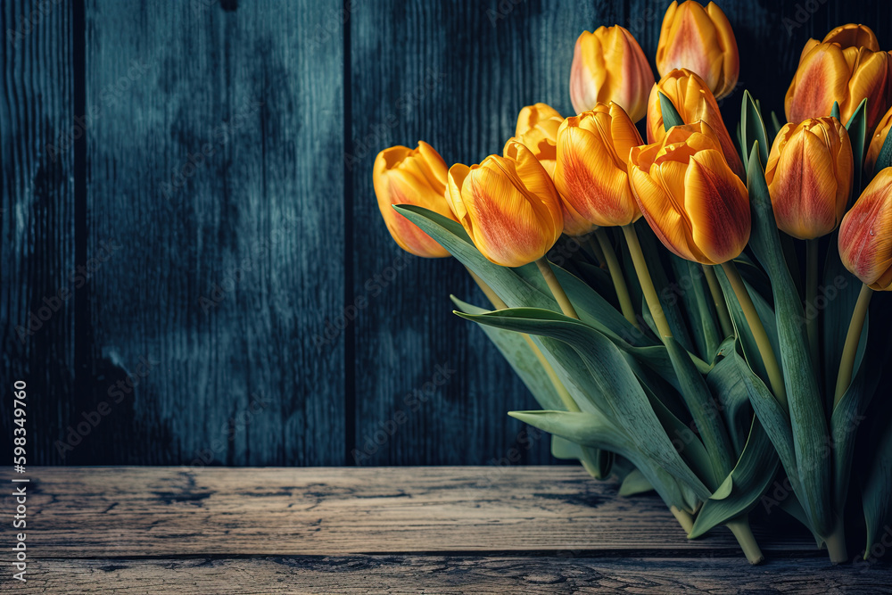 Tulips on a clean background, amazing backdrops, for social media ...