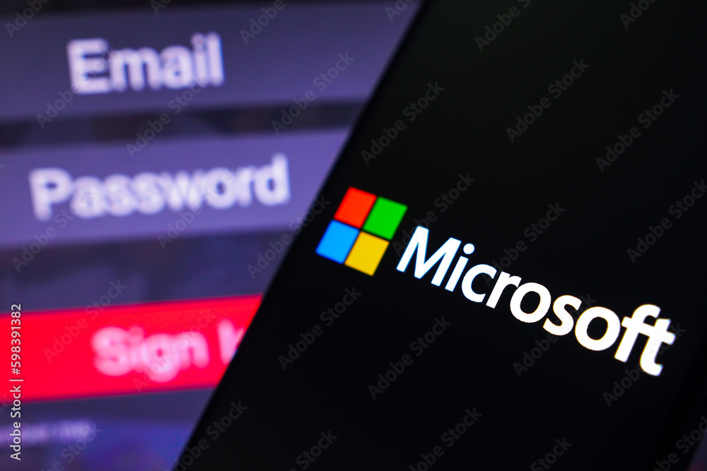 May 1, 2023, Brazil. In this photo illustration, the Microsoft ...
