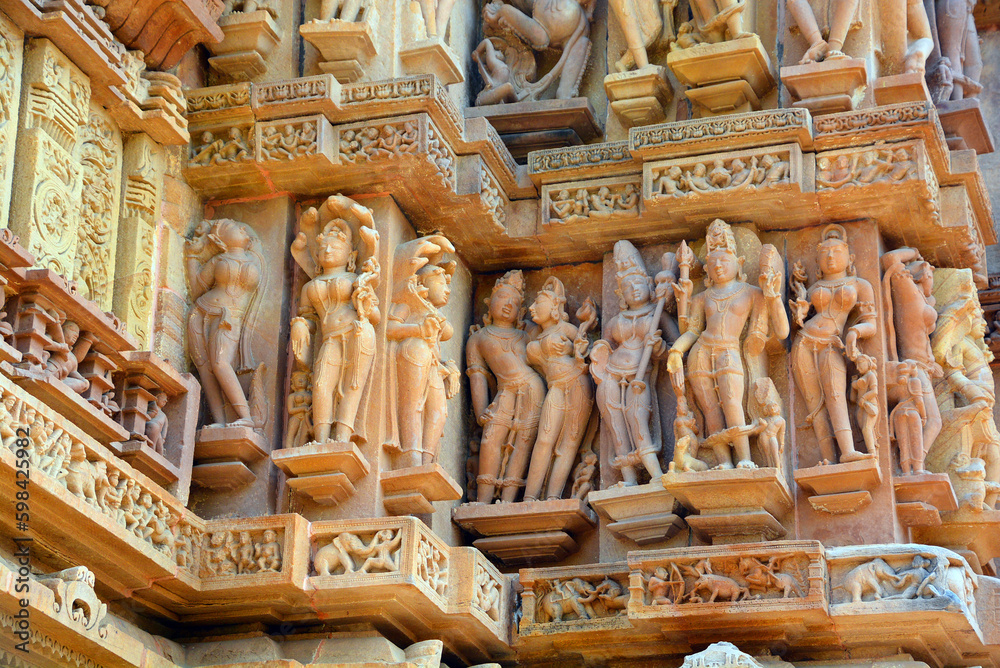 Khajuraho Group of Monuments are a group of Hindu and Jain temples ...