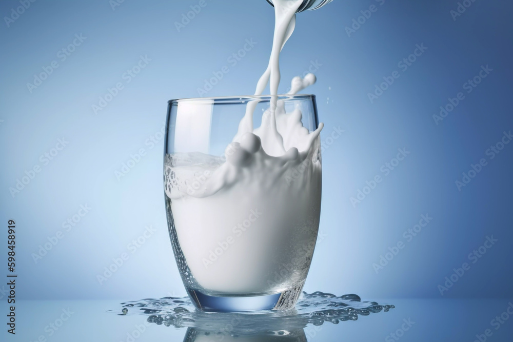 World milk day celebration banner illustration of a delicious glass of ...