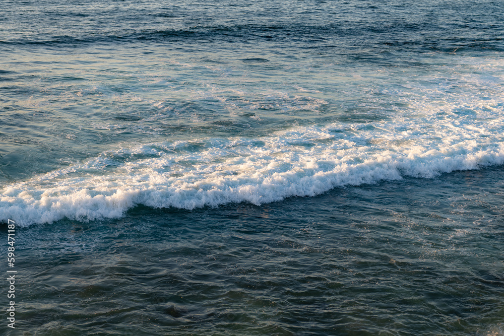 sea waves at beach nature background. sea waves at beach in summer ...
