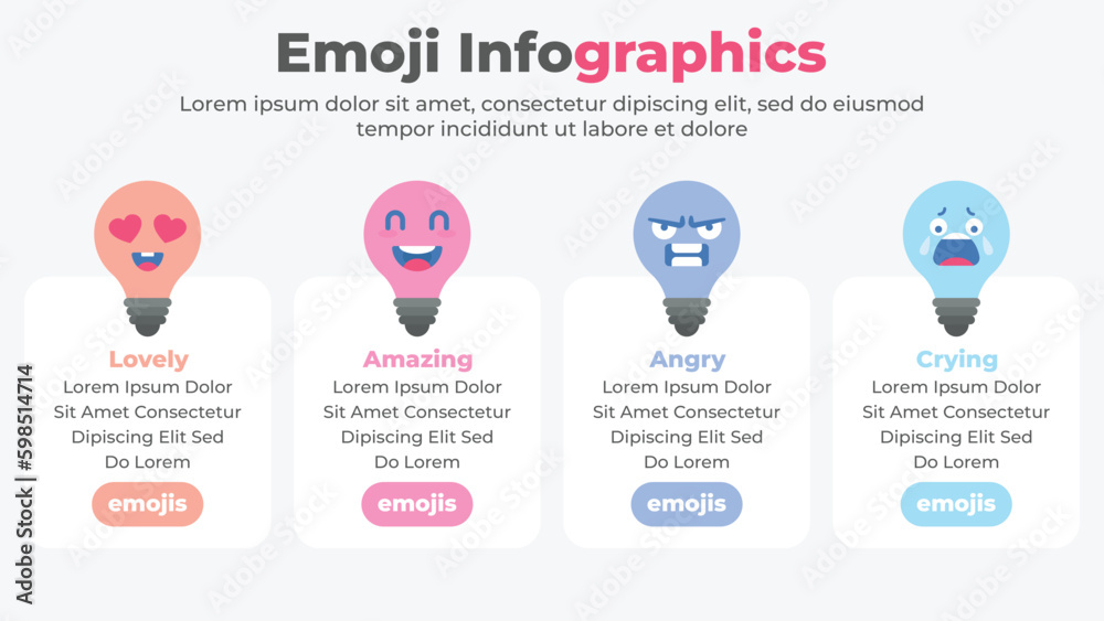 Vector emoji faces emoticon character set facial expressions Stock ...