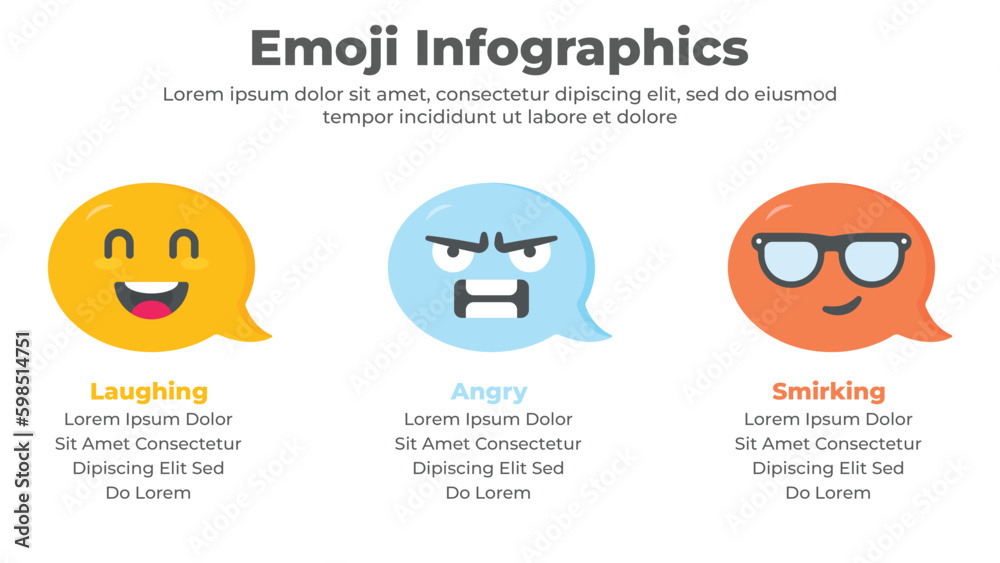 Vector emoji faces emoticon character set facial expressions Stock ...
