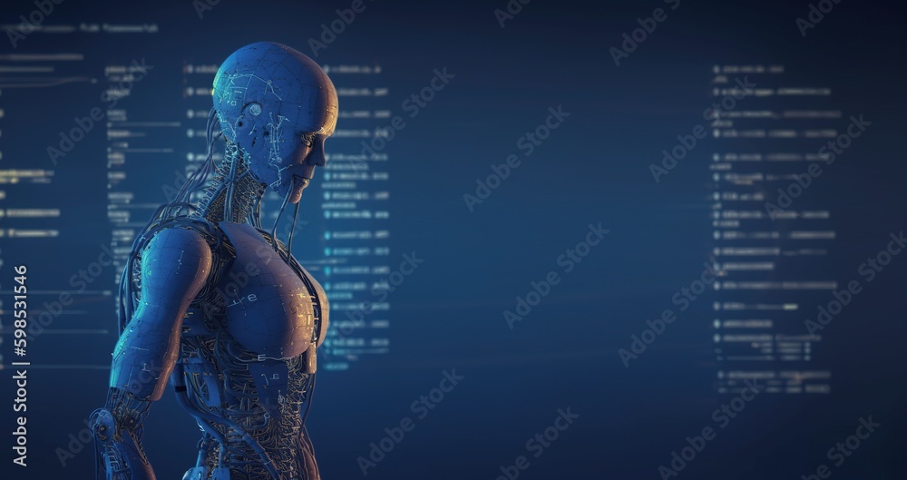 System artificial intelligence ChatGPT, Chat Bot AI , smart robot technology, Ai Chat GPT ...