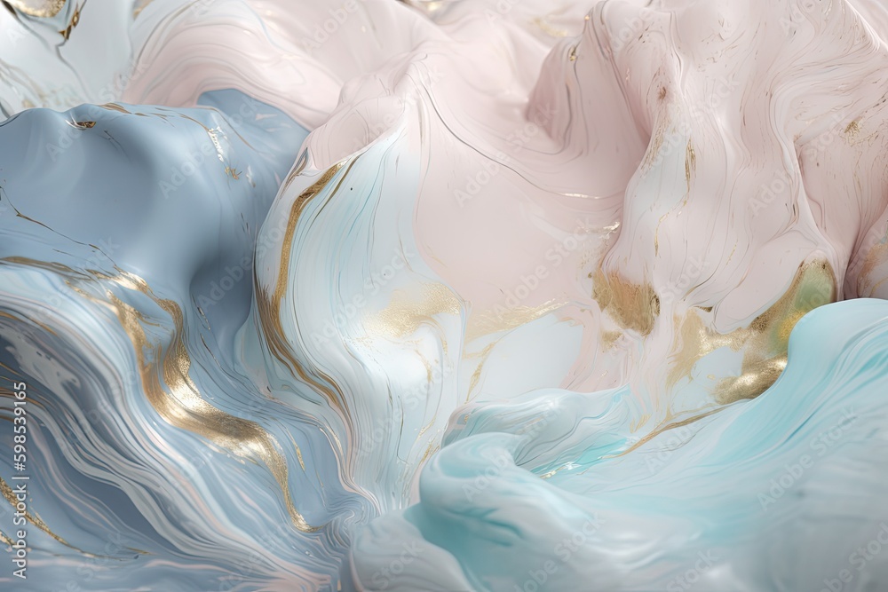 Ethereal abstract background in enchanting colors. The famous ...