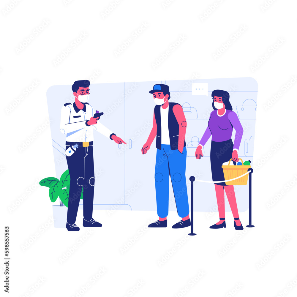 New normal activities at Restaurant Barbershop Office Museum Mall ...