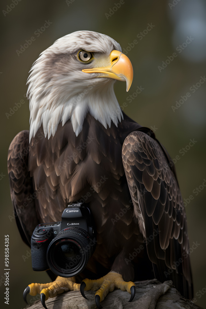 The eagle is a large bird of prey, famous for its powerful wings, sharp ...