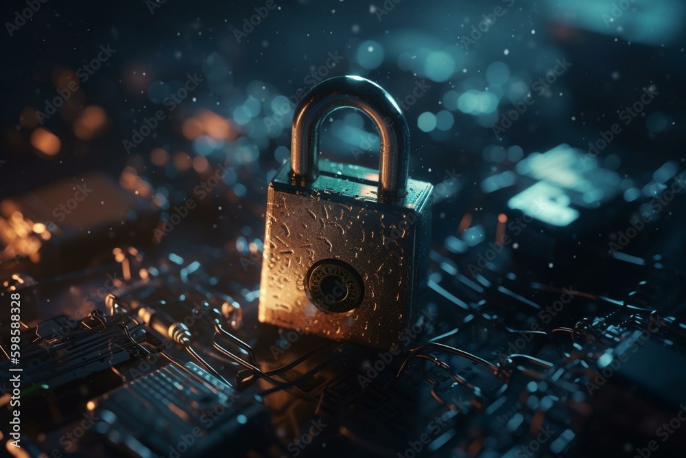 Concept of securing personal information and access through encryption ...